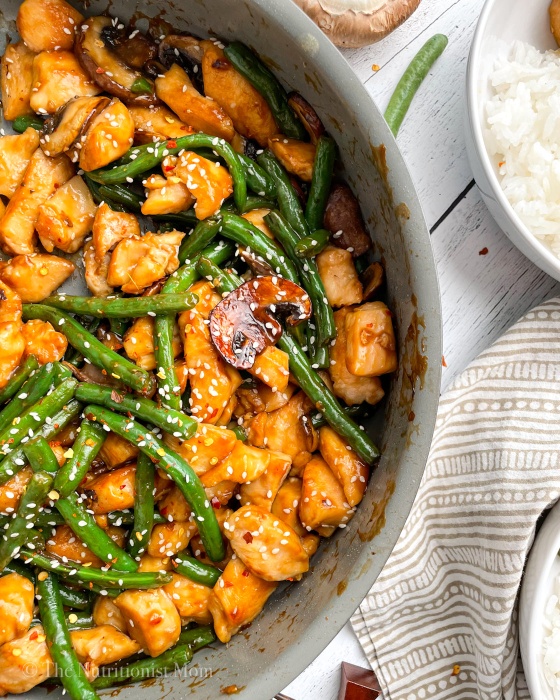 GLUTEN FREE STRING BEAN CHICKEN - Nutritionist Mom