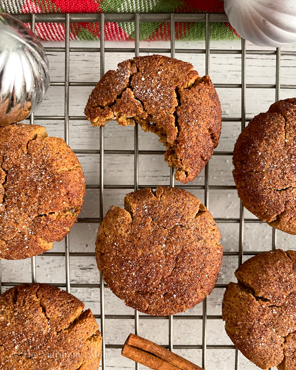 PROTEIN GINGERSNAP COOKIES - Nutritionist Mom