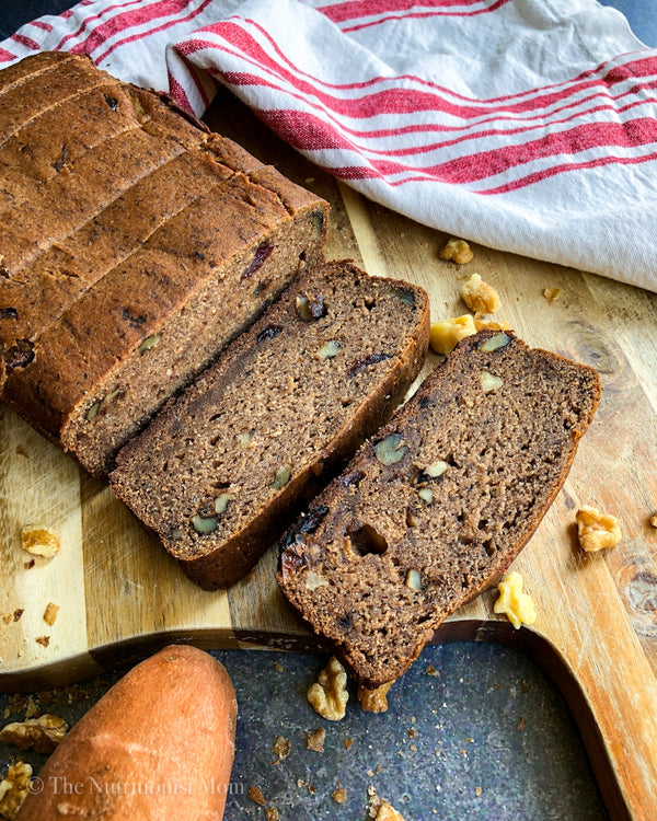 FRUIT & NUT PROTEIN BREAD (VEGAN) - Nutritionist Mom